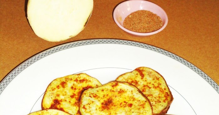 Baked spicy sweet potato - Baked genasu - Kananga recipe - Vidya's Recipes