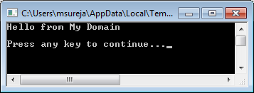 Mitesh Sureja's Blog: How to create custom Application Domain?