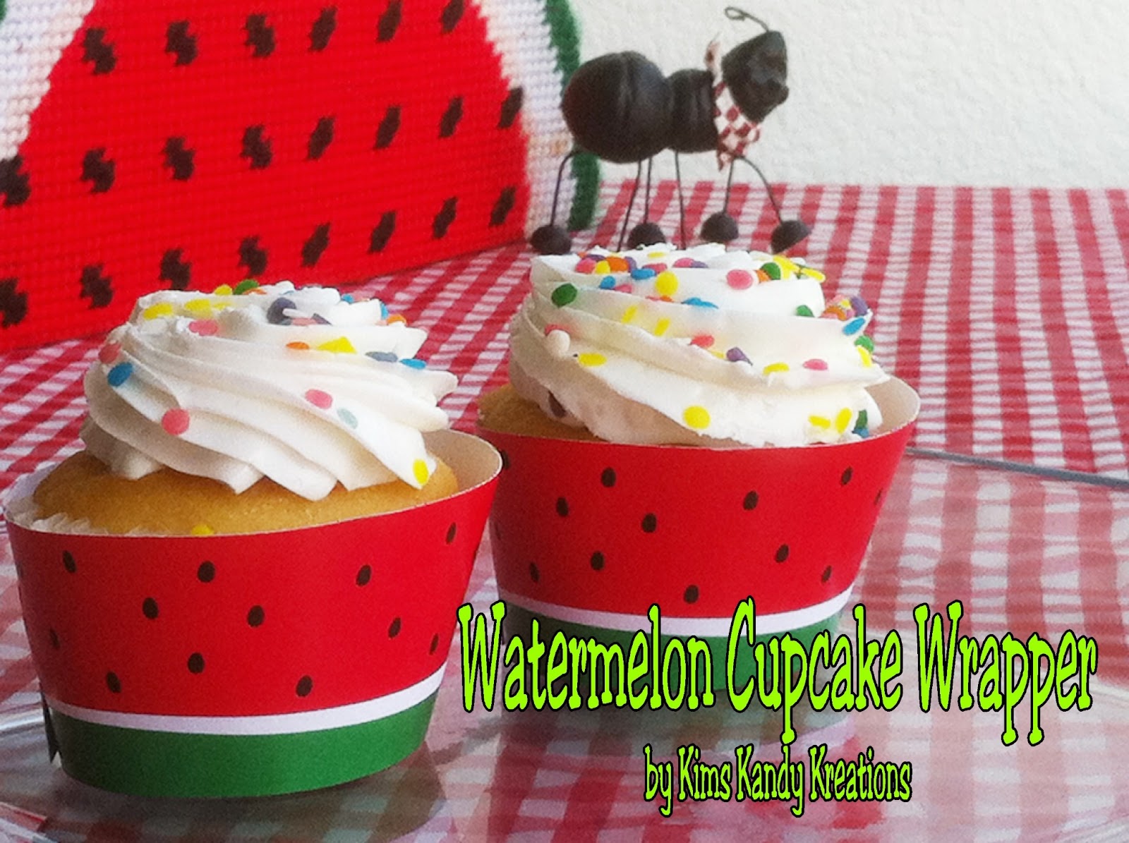 Watermelon Cupcake Liners