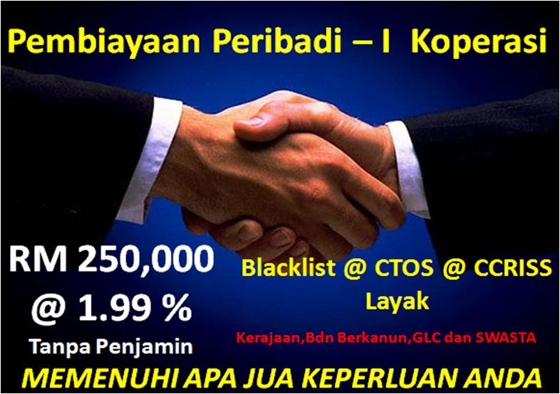 PEMBIAYAAN PERIBADI KOPERASI - AGEN DIPERLUKAN -: Pinjaman Bank