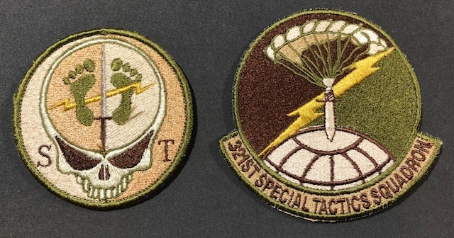 THE USAF RESCUE COLLECTION: USAF 321st STS / Silver Team / OD Patch Set