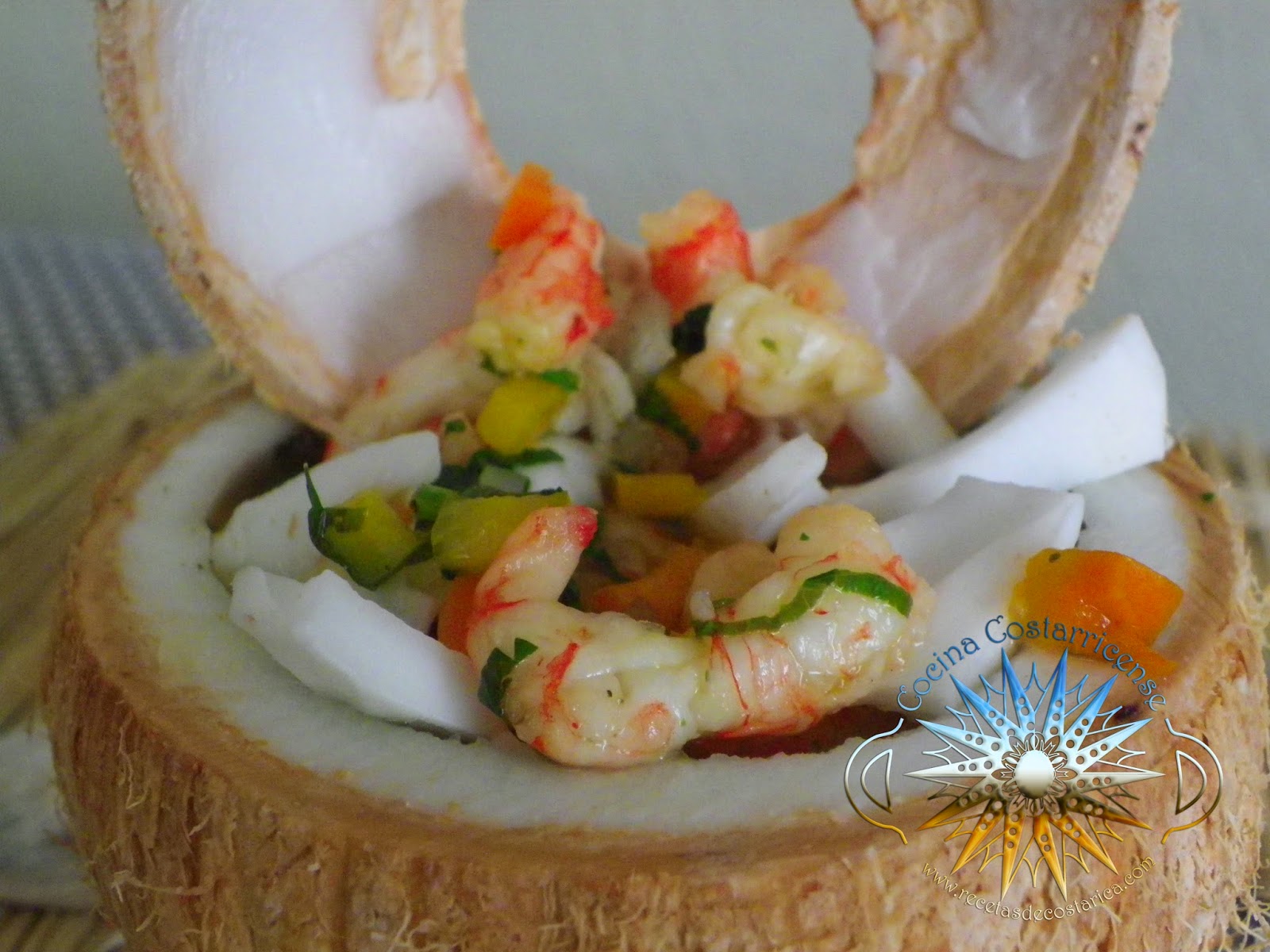 Cocina Costarricense: ceviche de pipa