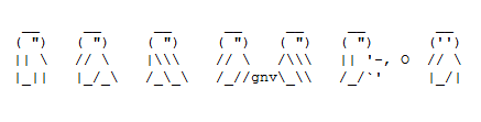 Halloween ASCII Art: Ghosts