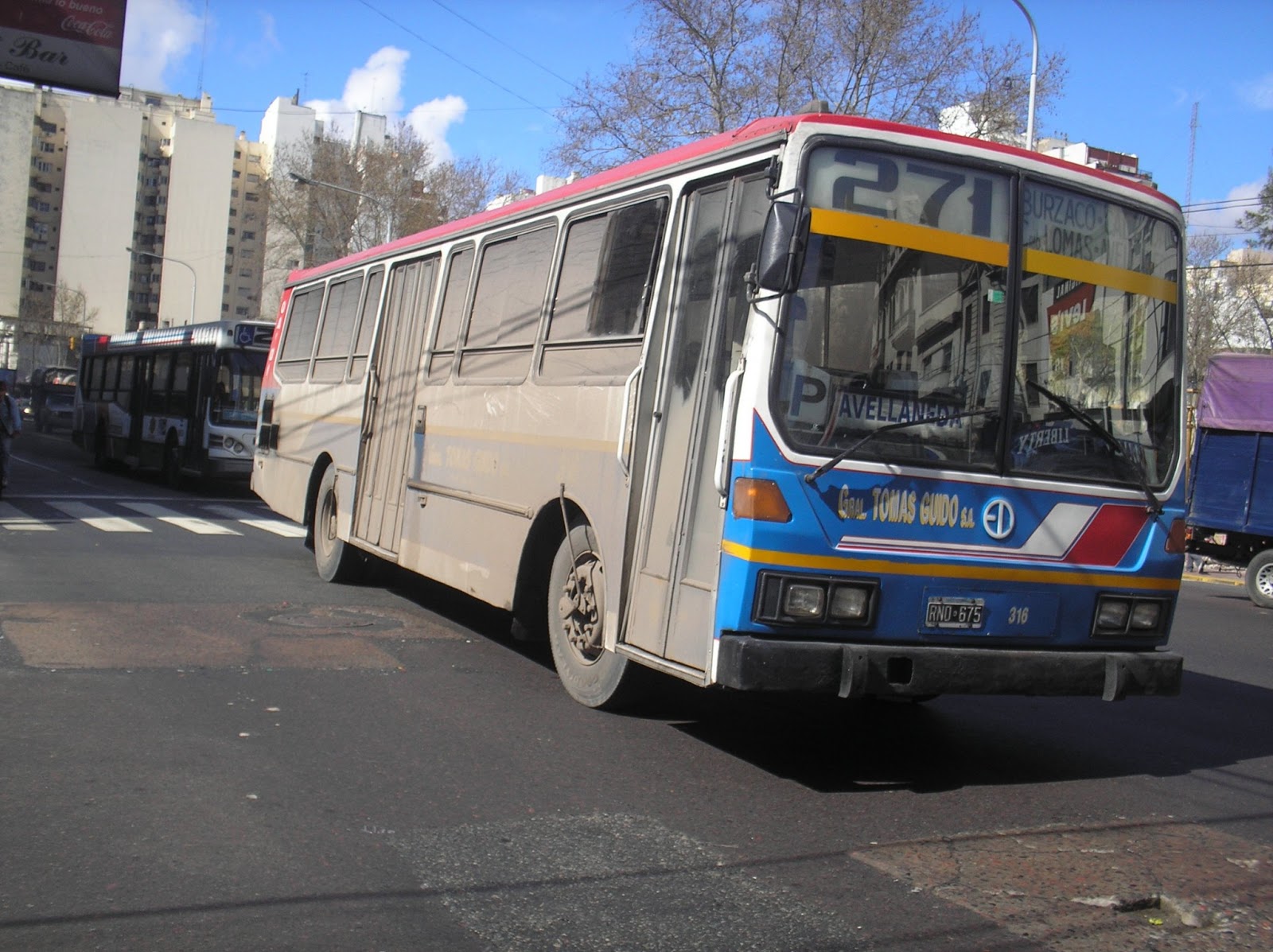 GTA Bus Argentina: El Detalle OA101 - Gral. Tomás Guido - Linea 271