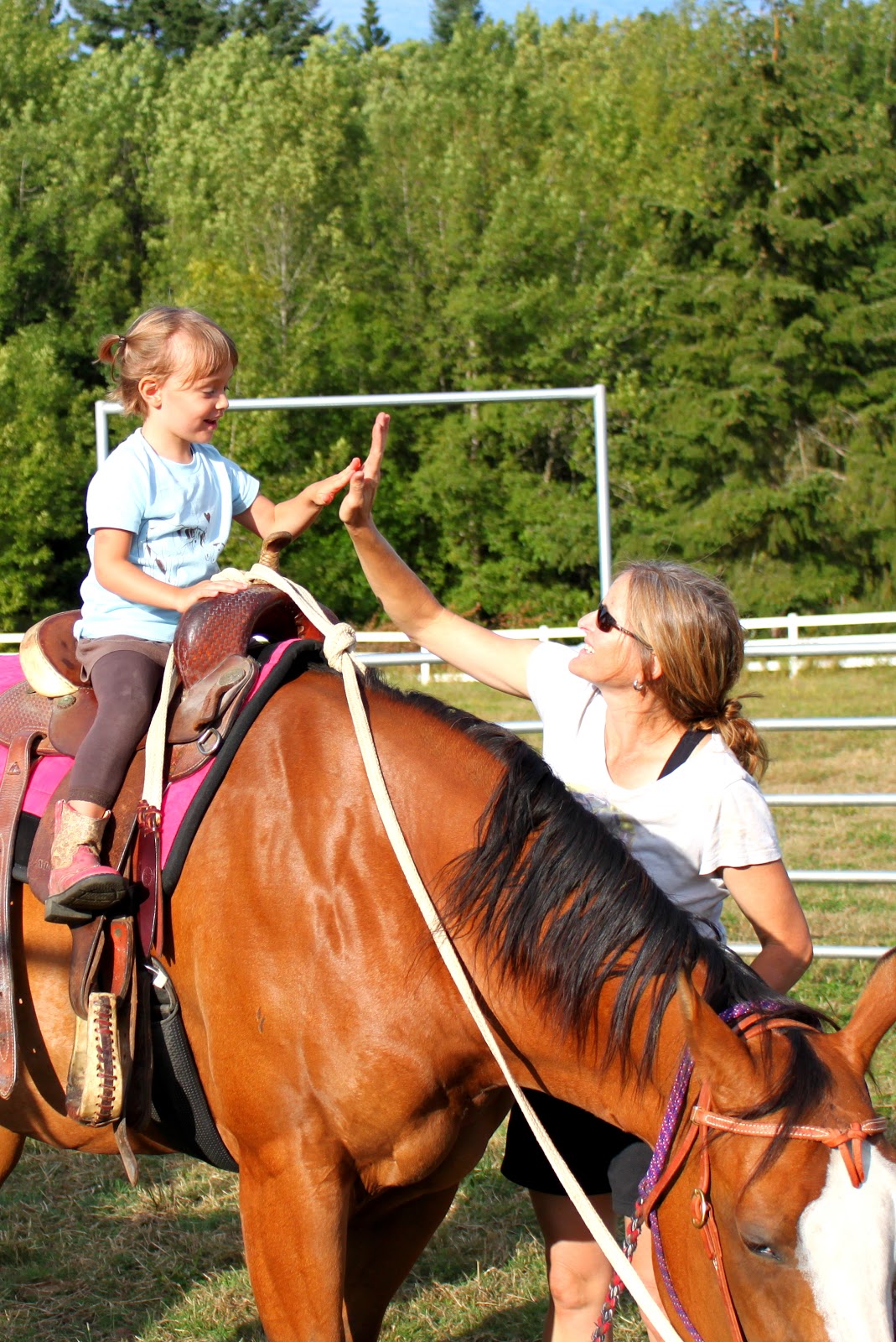 Guinn Family: My First Horsey Ride