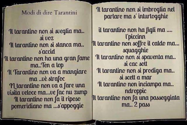 Dedicato ai tarantini: antropologia linguistica ~ Museo Spartano Taranto