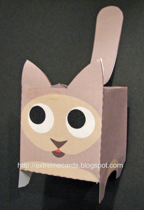 Cube Cat, Folds Flat