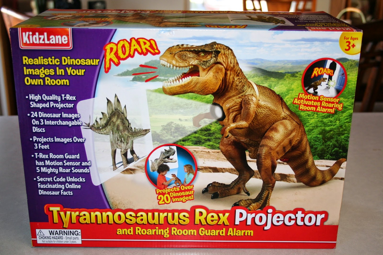 I Have A Box Problem: Dinosaur T-Rex Room Guard with Motion Sensor Review