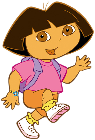 Cartoon Characters: Dora the Explorer PNG pack
