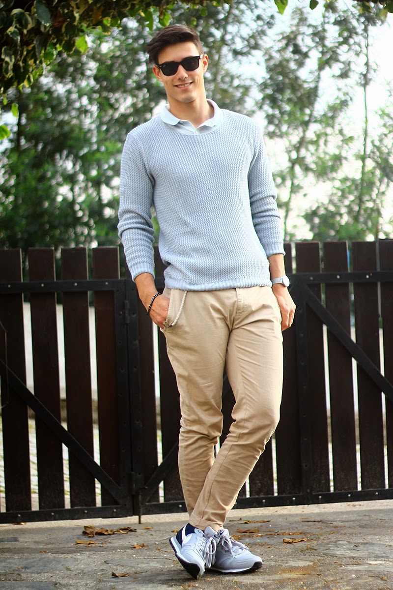 classic ootd with nike shoes - Diogo Cunha