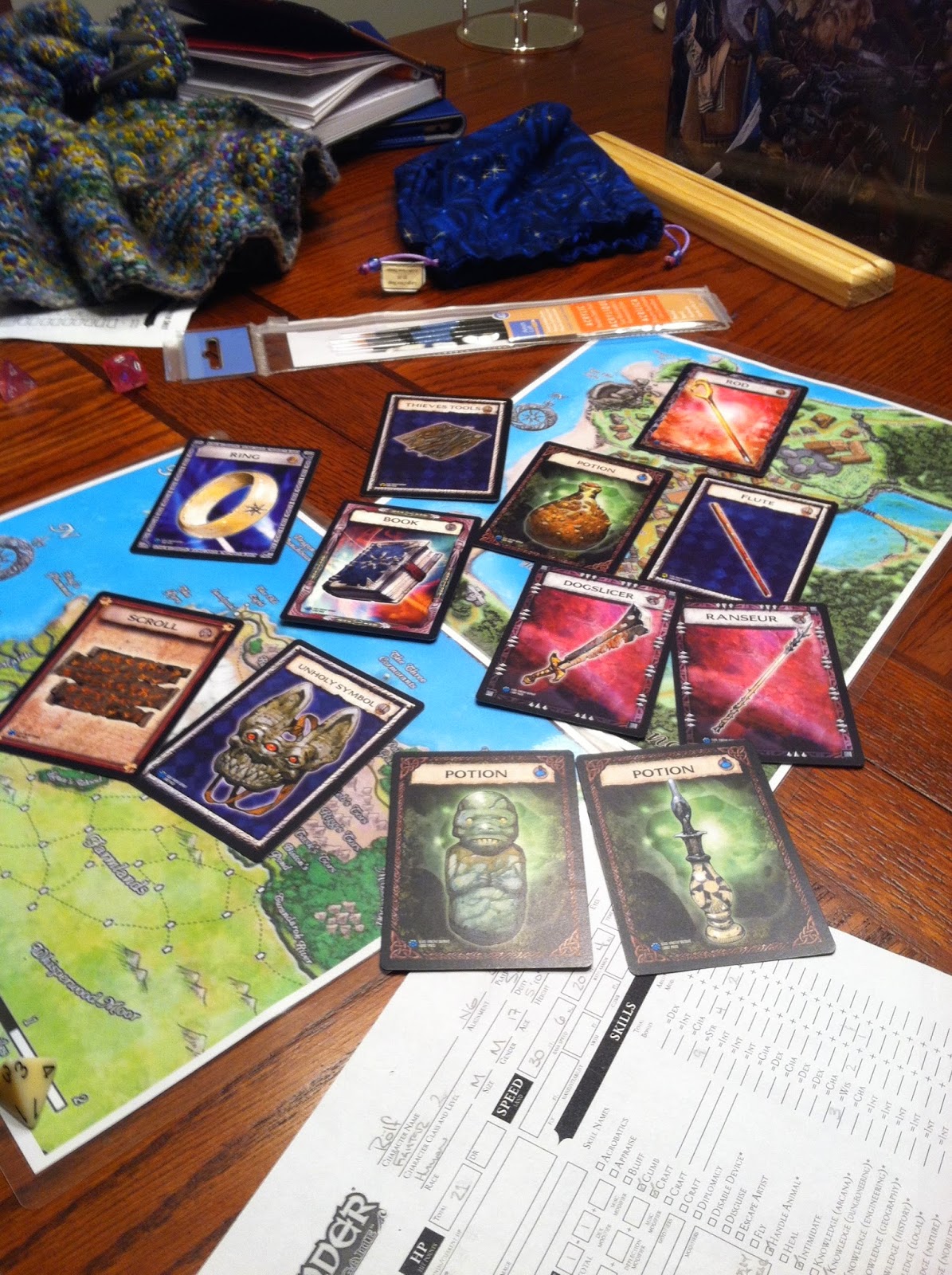 The Dale Wardens: Pathfinder RPG Session 06: Loot and travel to Thistletop