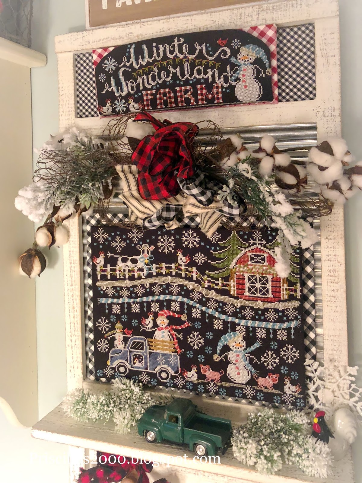 Priscillas: Winter Wonderland Farm..Chalk On The Farm