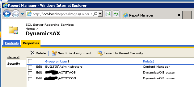 Ax Notes Ax 2012 Ssrs Error Rsaccessdenied