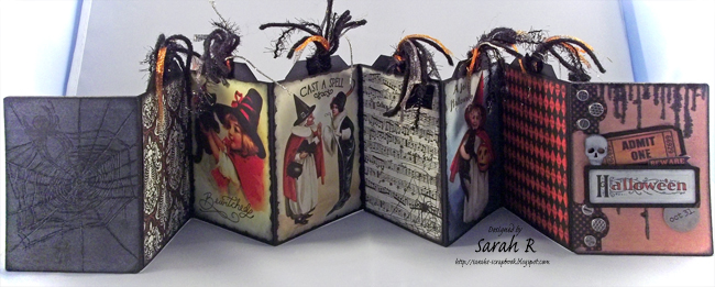 Scattered Pictures and Memories: Halloween Accordion-Fold Mini Album ...