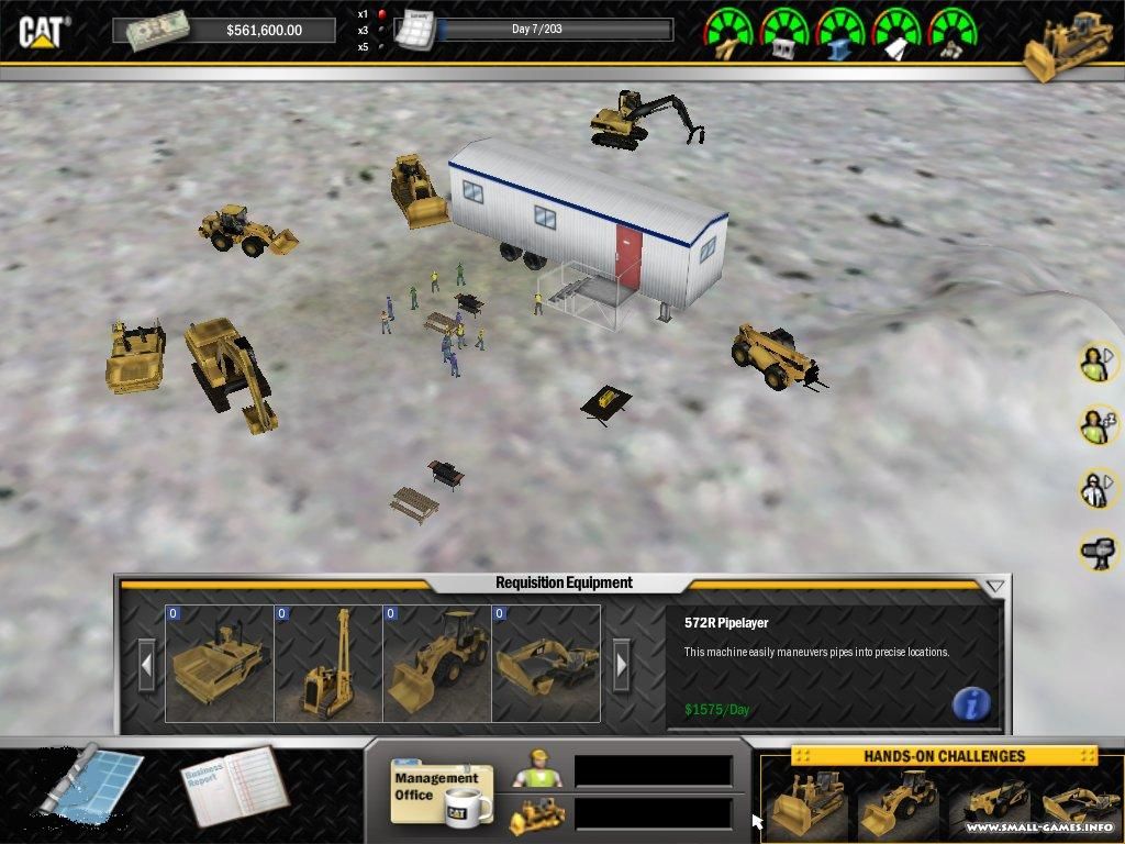 Games MA 100%: Caterpillar Construction Tycoon