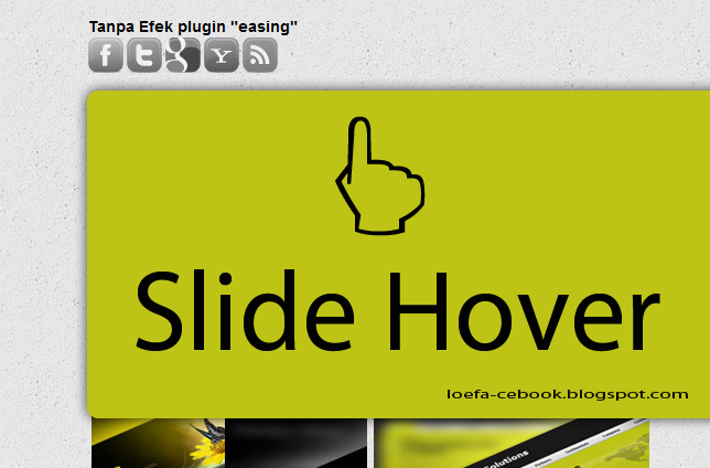 Membuat Gambar Efek slide, saat Mouse Hover | 21