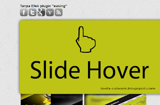 Membuat Gambar Efek slide, saat Mouse Hover | 21