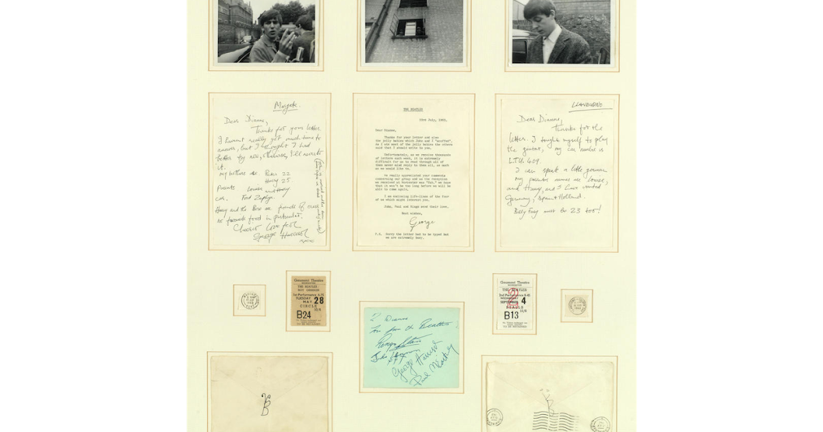 Artifacts: George Harrison letters and photographs 1963-65