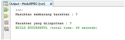 Pemrograman Berorientasi Objek: Laporan PBO Modul IX (I/O STREAM)