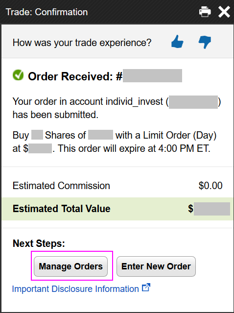 Jacob Egner's Blog: Steps to Buy an ETF at Fidelity