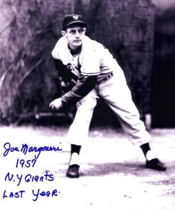 Former Italian/ American New York Giant: Joe Margoneri (1956-1957)