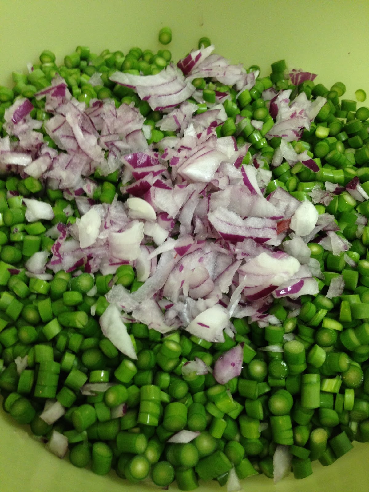 Try me from Recipe Basket.......: Garlic stem/garlic scapes thoran