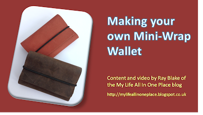 My Life All in One Place: Make your own Mini Wrap wallet - video tutorial