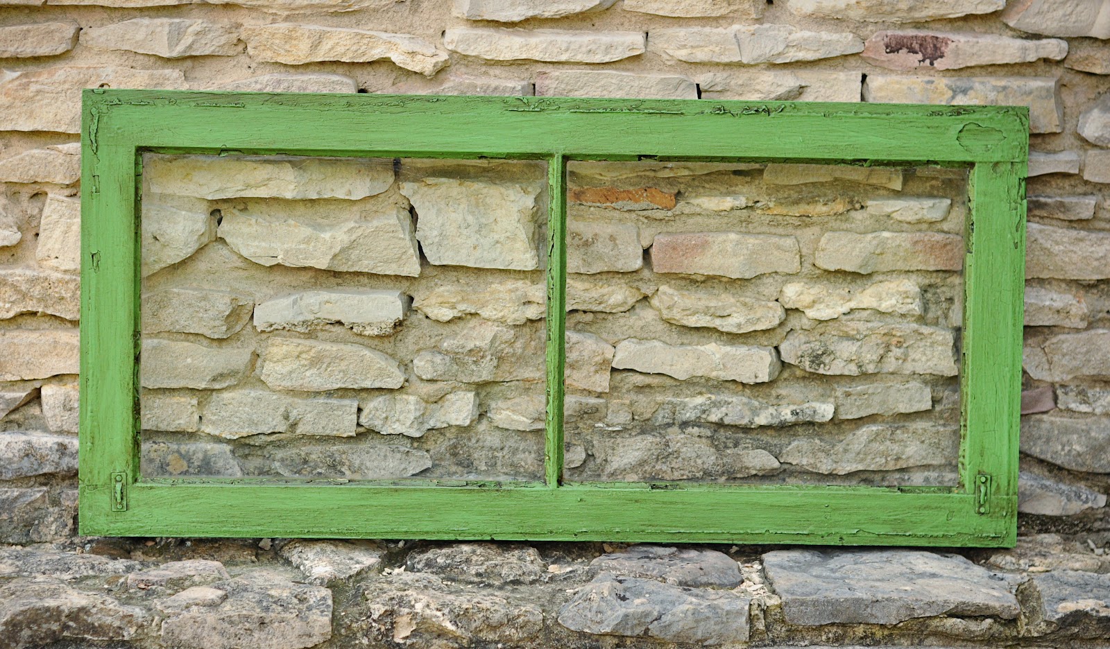 Redemption Refinishing: Green Window Frame
