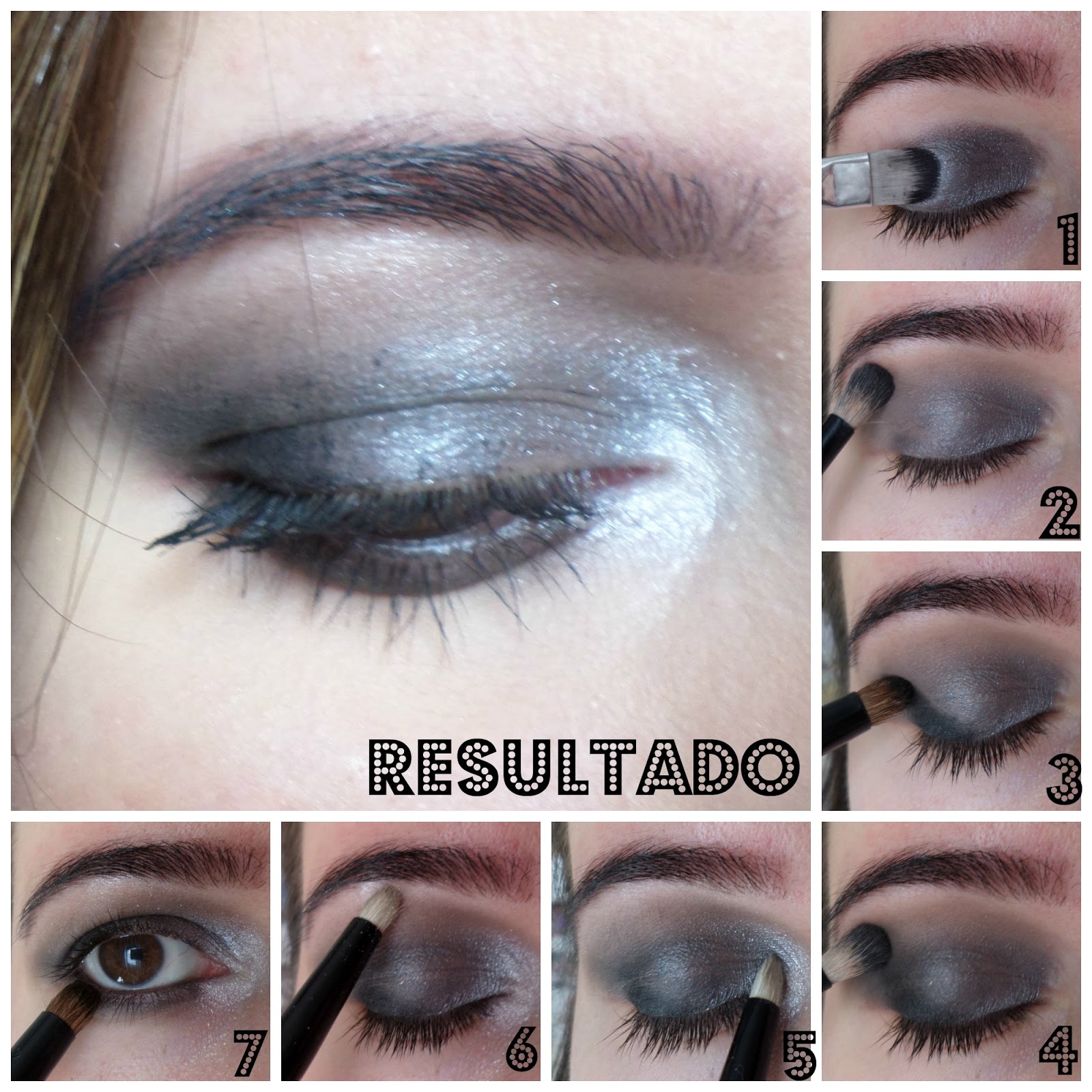 Tutorial: Make em tons de cinza - sem delineado!