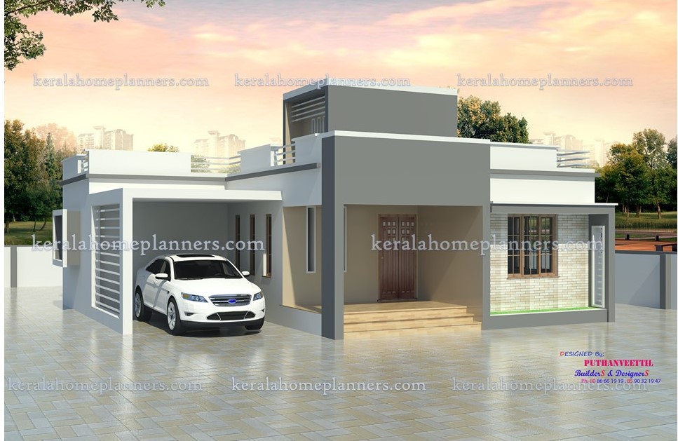 Contemporary 2 Bedroom Home in 1500 Square Feet for 22.5 Lakhs - Kerala ...