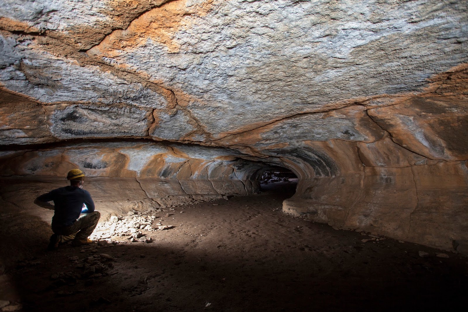 DUCK CREEK "MAMMOTH" LAVA TUBE CAVE, UTAH, UTAH - ADAM HAYDOCK