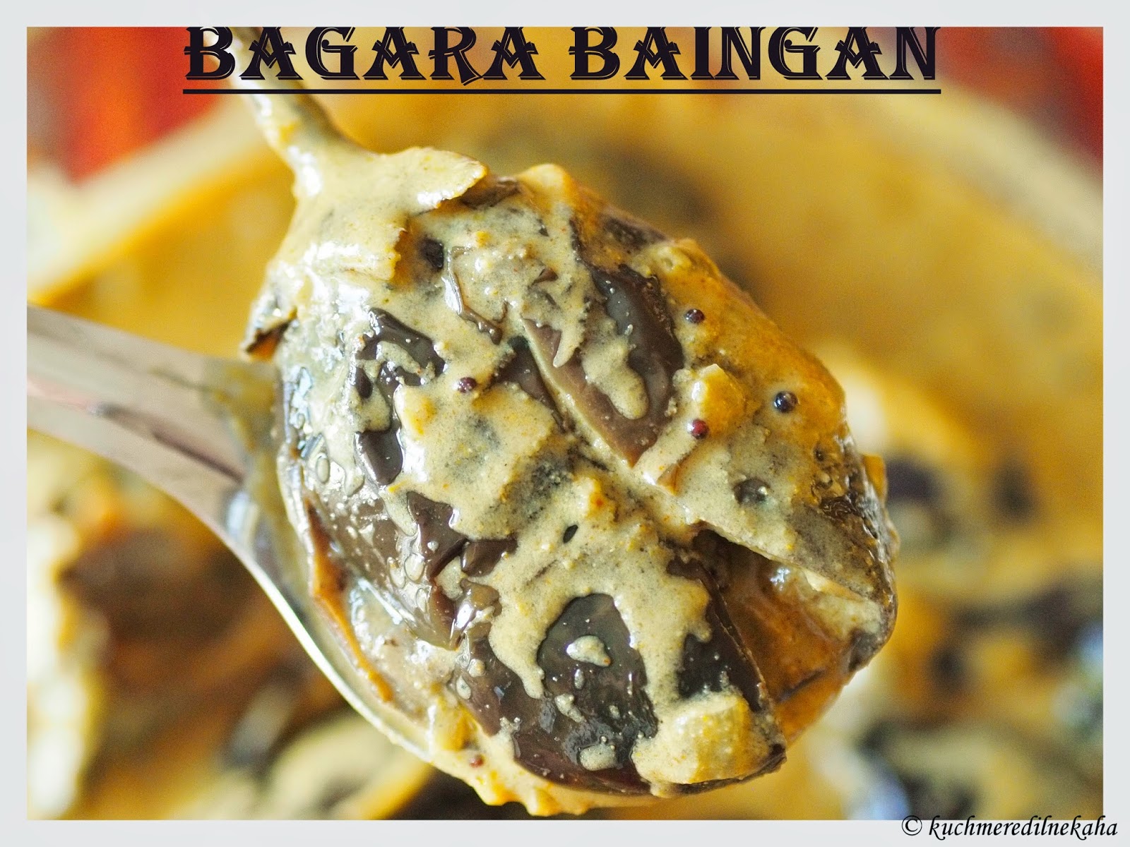 Meri Rasoi: HYDERABADI BAGARA BAINGAN