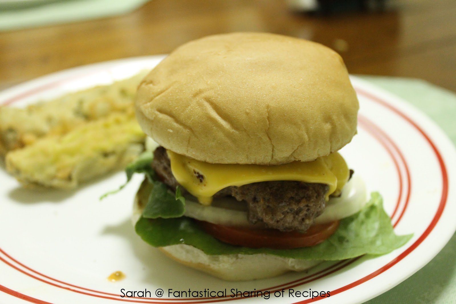Fantastical Sharing of Recipes: Tasty Thursday #94: Big Evil Cheeseburger
