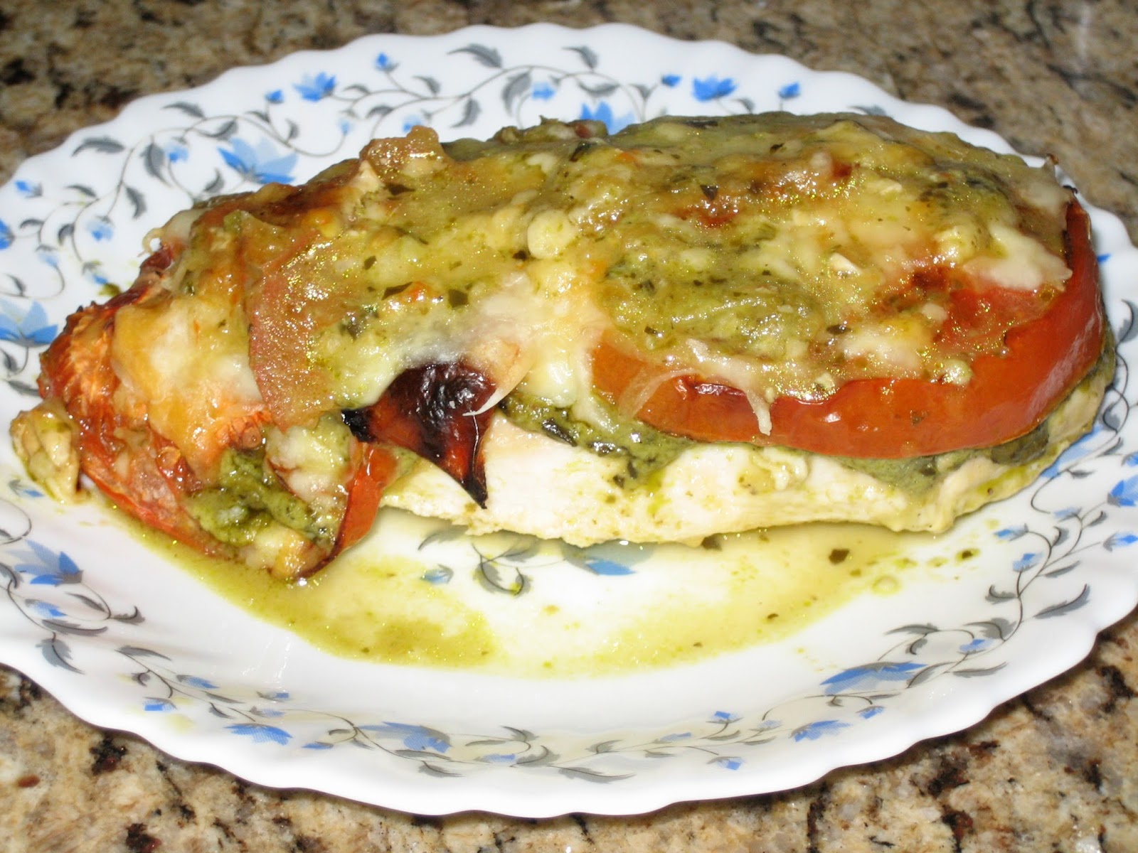 Las delicias de mi alacena: PECHUGA DE POLLO CAPRESE 8 sp