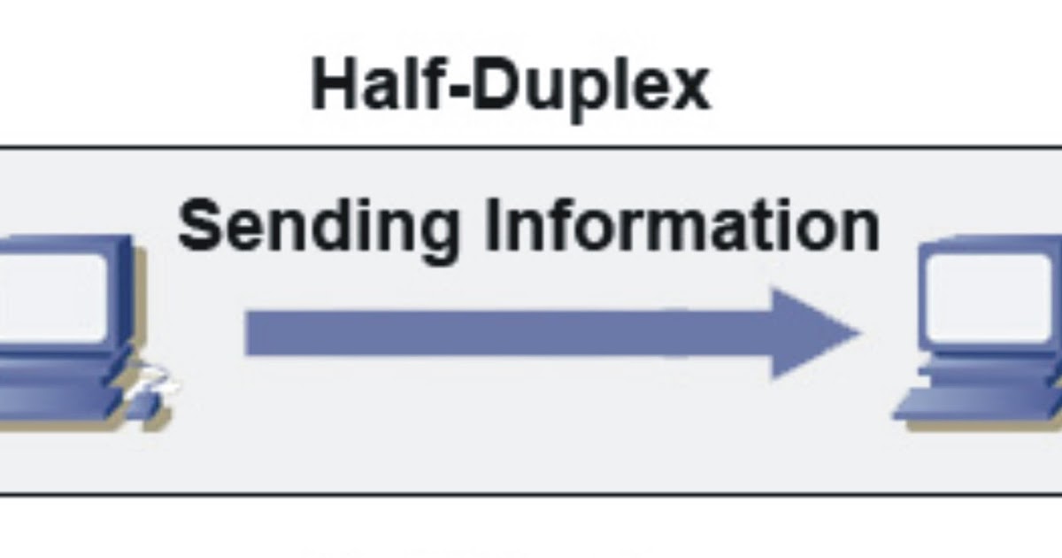 redes de computadoras: Half Dúplex