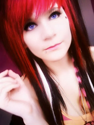 Adriana Lima: Emo Hair Color Ideas