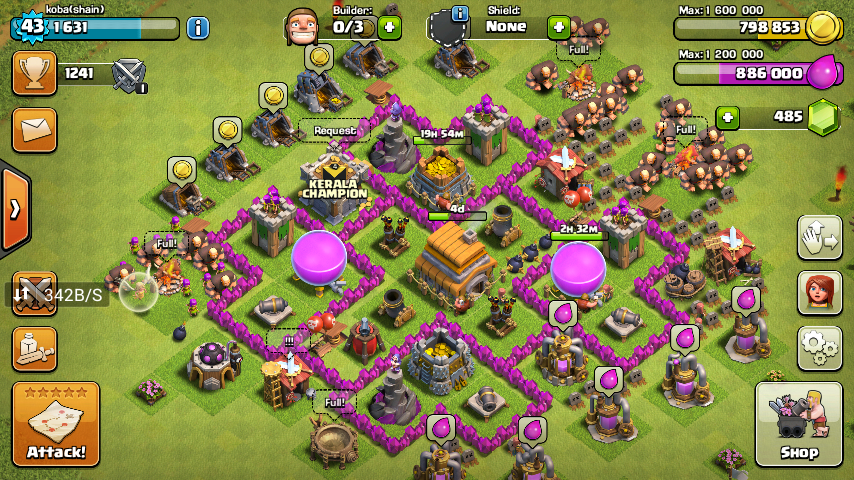 Clash of clans layout - tooplm