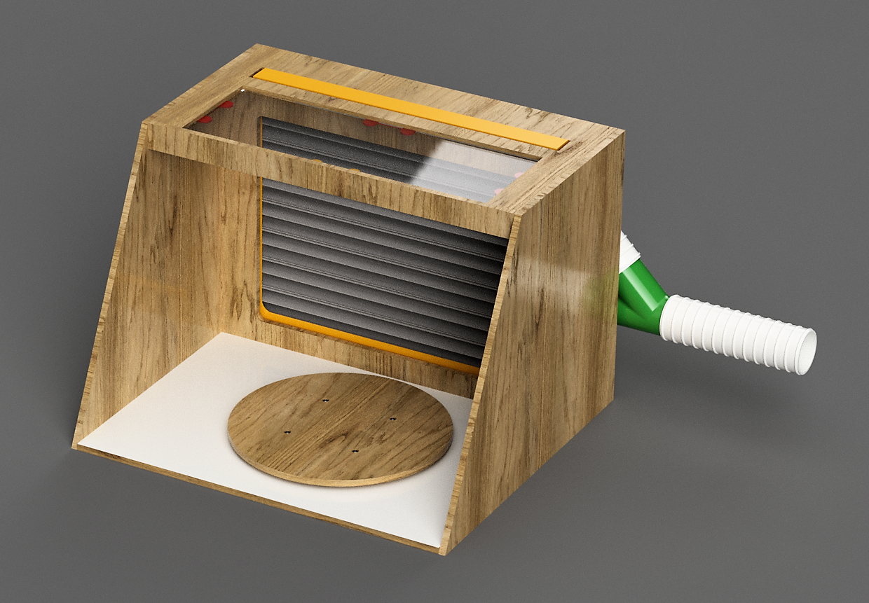 The Tinkers Workshop: Work Table Spray Booth Project