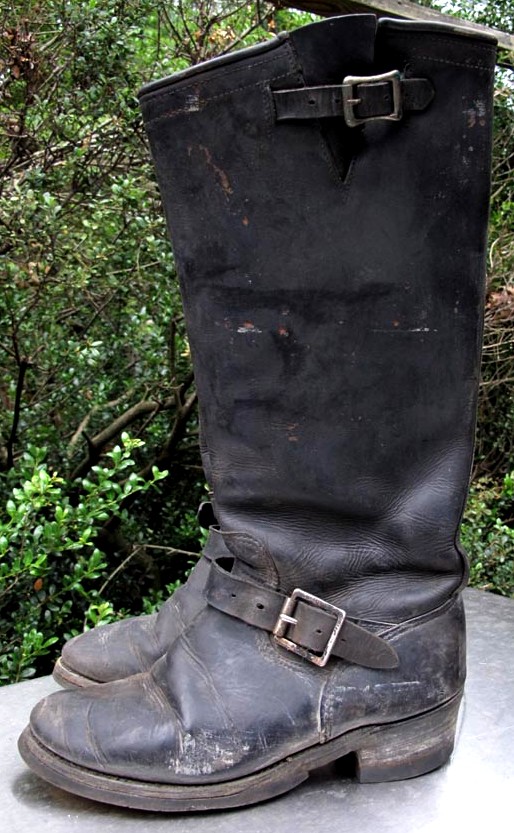 Vintage Engineer Boots: VINTAGE SEARS WEARMASTER ENGINEER BOOTS