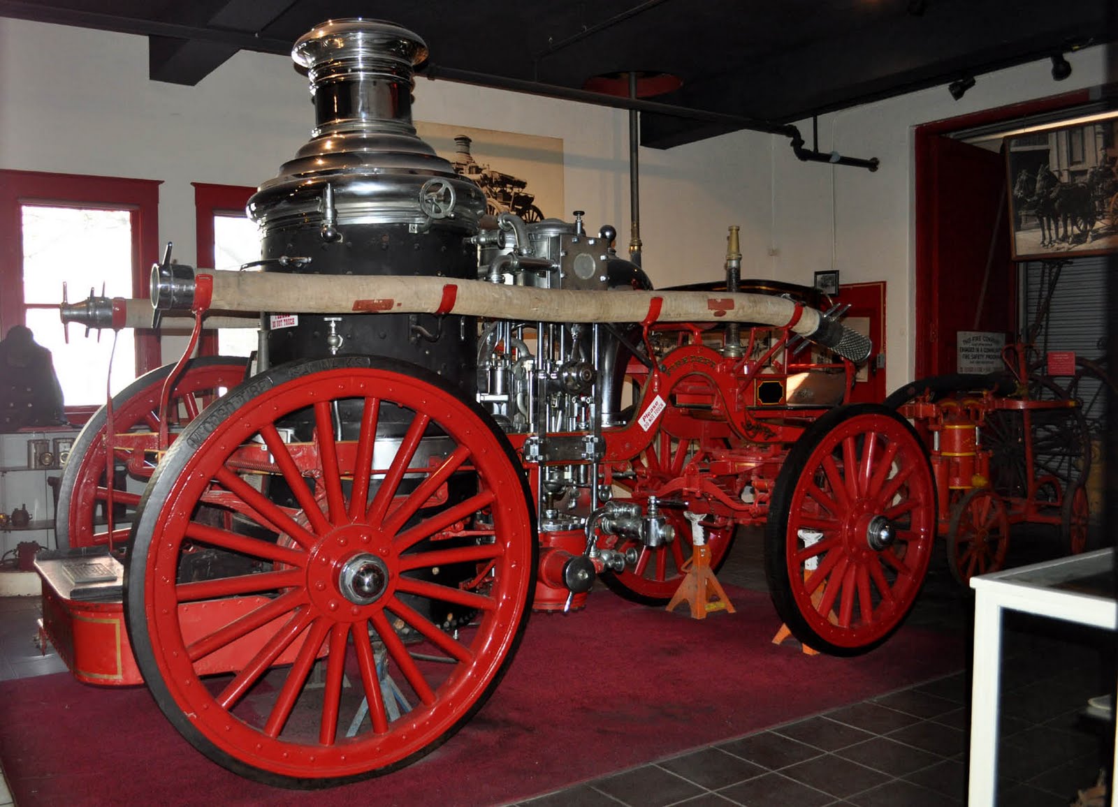 Just A Car Guy: 1913 Christie Front Drive steam pumper/ fire engine