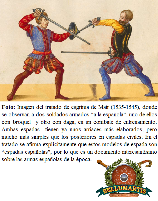 LAS ESPADAS DE INFANTERIA EN EL SIGLO DE ORO