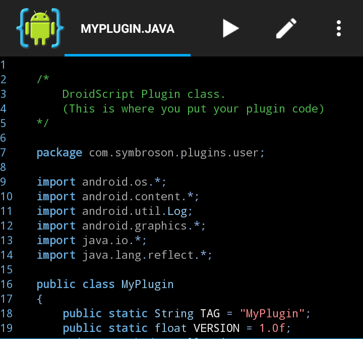 Creating DroidScript Plugins on Mobile with AIDE - 2 (DS SDK)