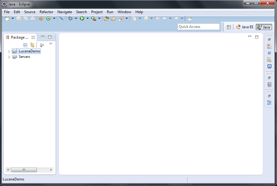 Lucene eclipse tutorial for beginners: Tutorial - Working with lucene and eclipse