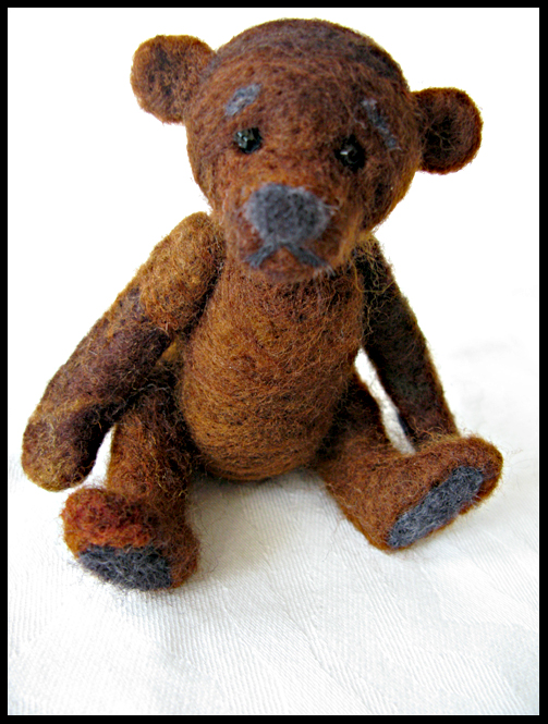 jannebears: Needle Felted Teddy Bear