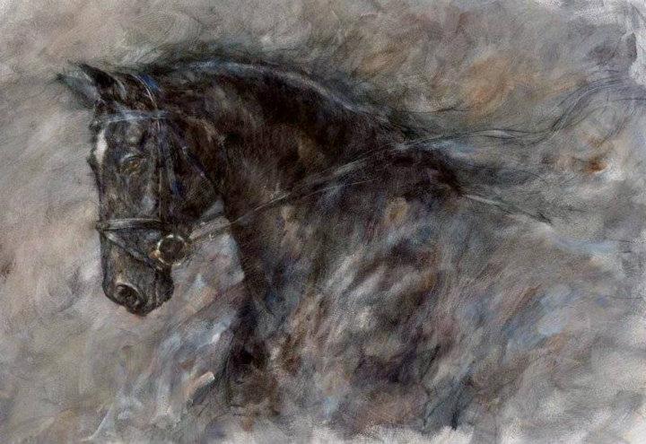 Gary Benfield (British painter, 1965) The Horses | Tutt'Art@