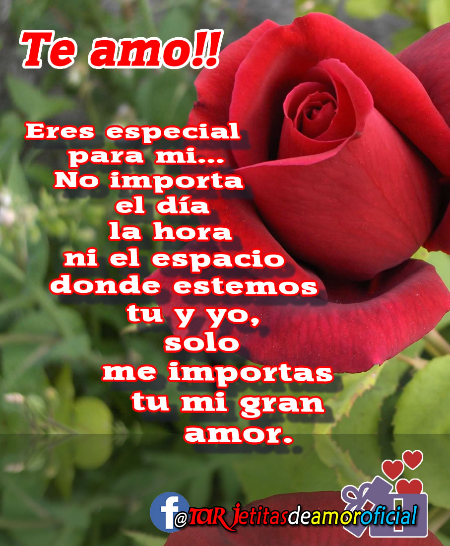 '*♥* '*♥* Te AMO con mi soñar, te amo con mi vida, te amo con mi respirar y solo tu haces mi ...