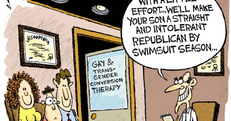 Rhonda's Escape: Sunday Funnies - Conversion Therapy