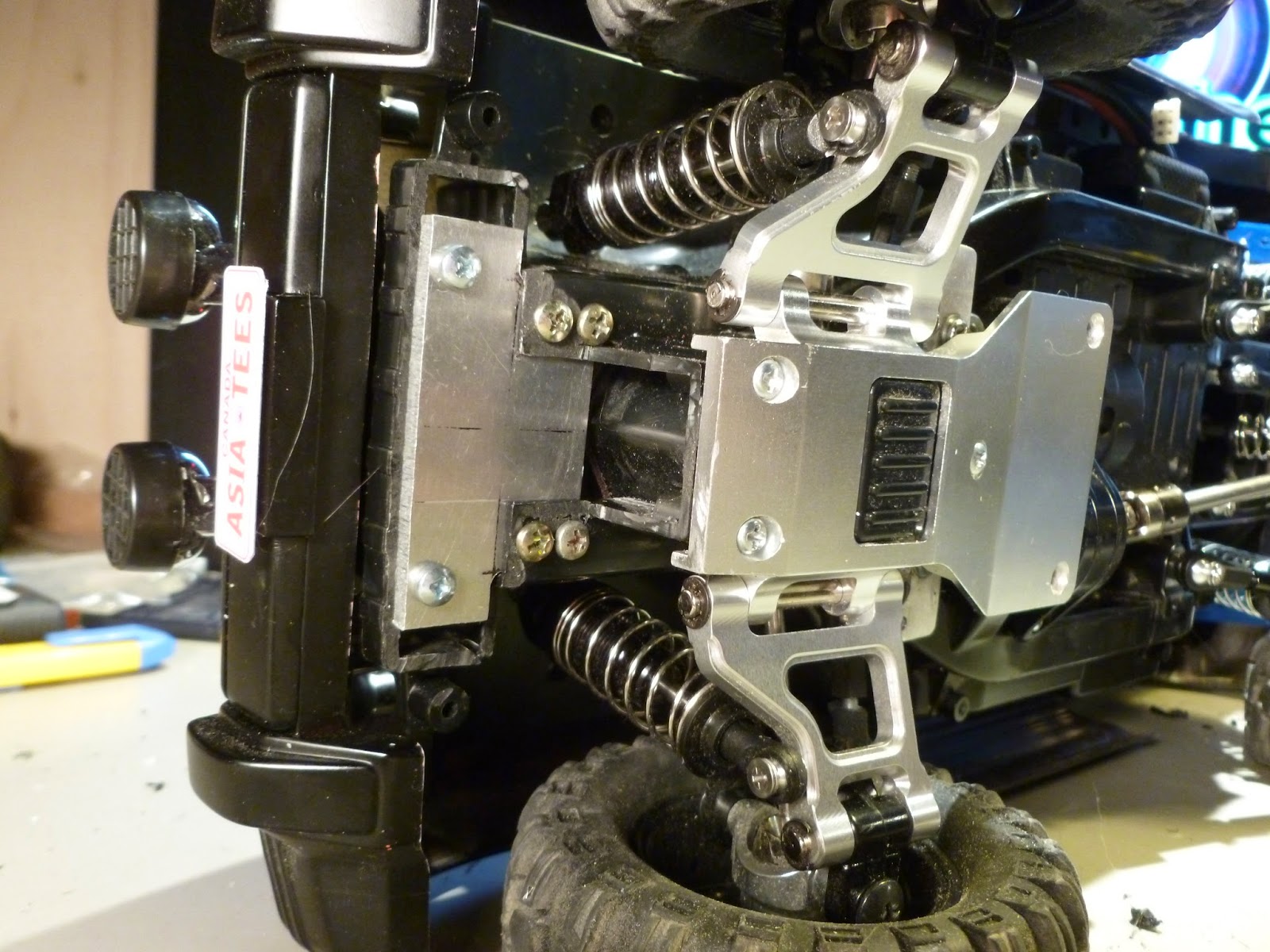 theLEDwheel: Major Tamiya CC01 mods....