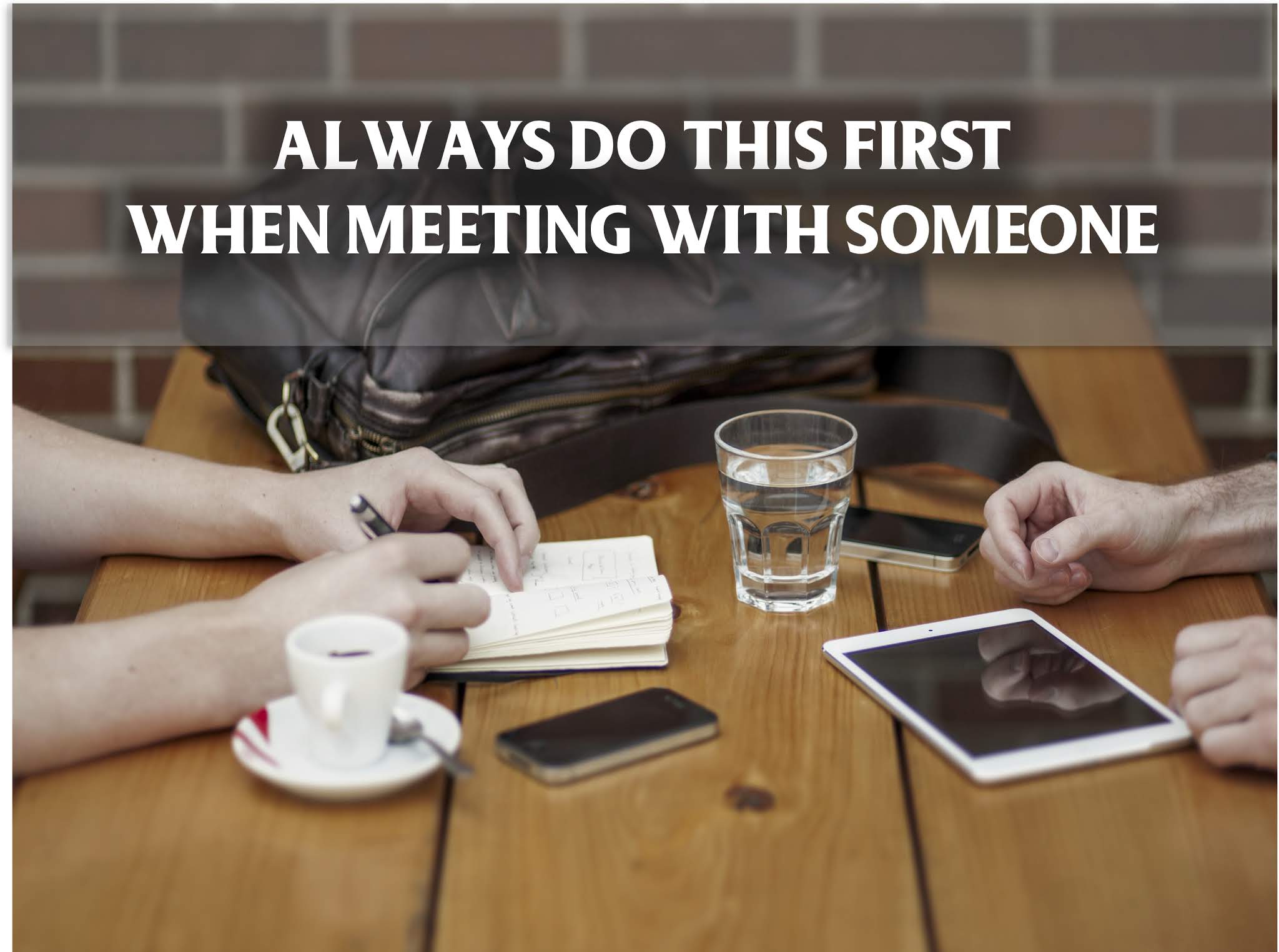 Always Do This First When Meeting with Someone ~ RELEVANT CHILDREN'S ...