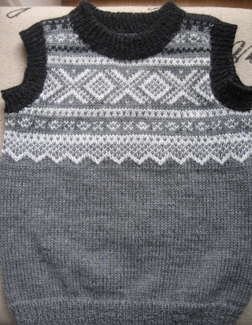 Maja strikker: Marius vest